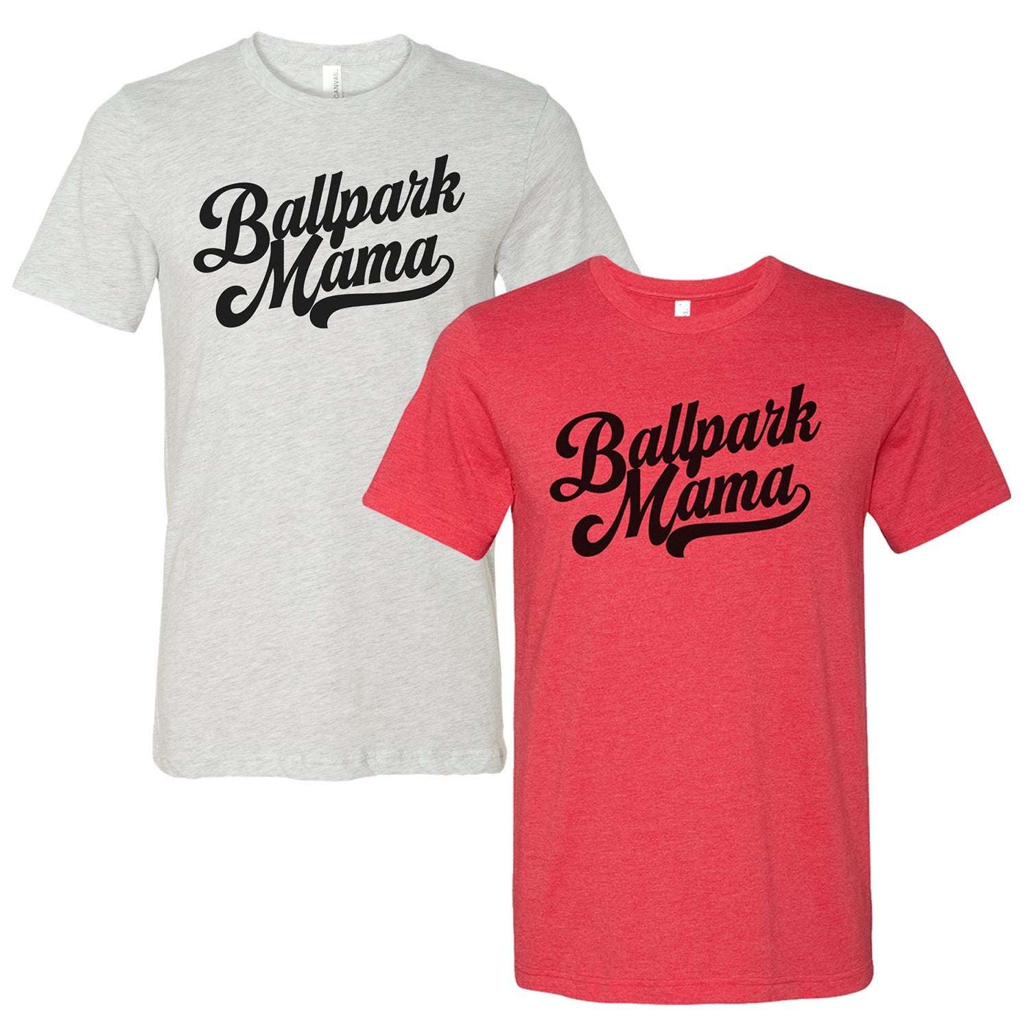 Ballpark Mama Script Premium T-Shirt – Mubo Boutique